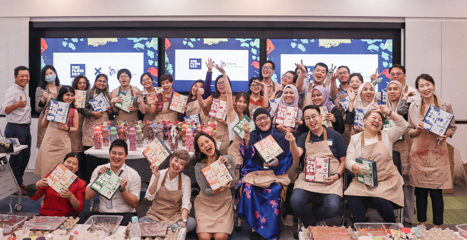 The Fluid Box - Fluid Pouring Workshops, Team Building, and events